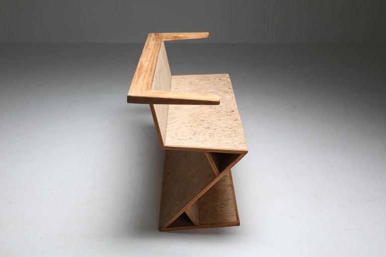Rietveld Inspired Bench at 1stDibs
