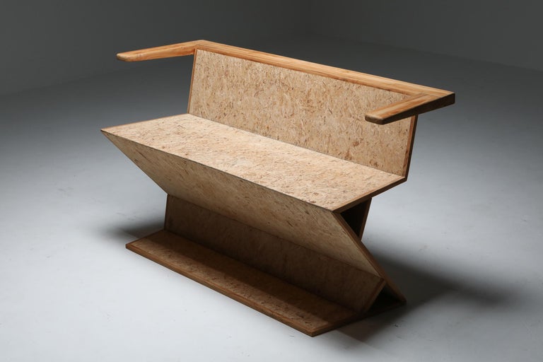 Rietveld Inspired Bench at 1stDibs