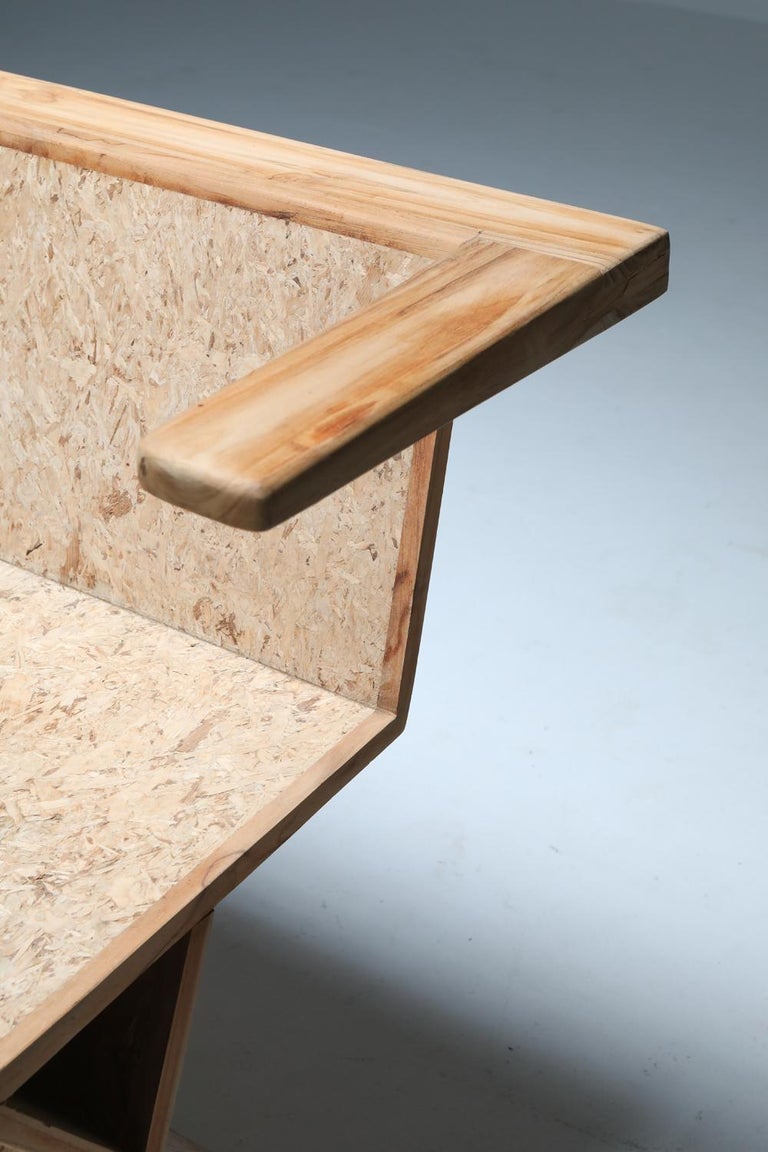 Rietveld Inspired Bench at 1stDibs