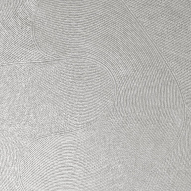 Riff Rug from Souda, Customizable, Medium, Natural Wool, Light Grey For ...