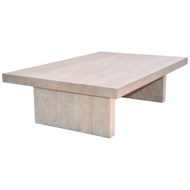 Rift Sawn Oak Coffee Table Made to Order by Petersen Antiques For Sale ...