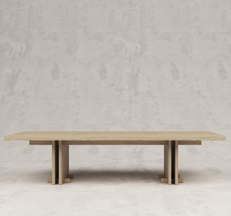 Rift Wood Dining Table by Andy Kerstens at 1stDibs