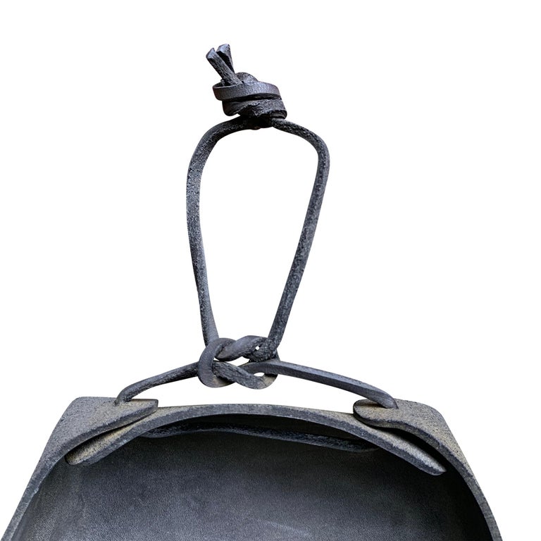 Right Proper Handmade Black Leather Dust Pan at 1stDibs