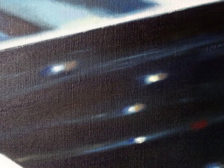 Rihards Delvers - Sector. 2002, oil on canvas, 64, 5x94, 5 cm For Sale ...