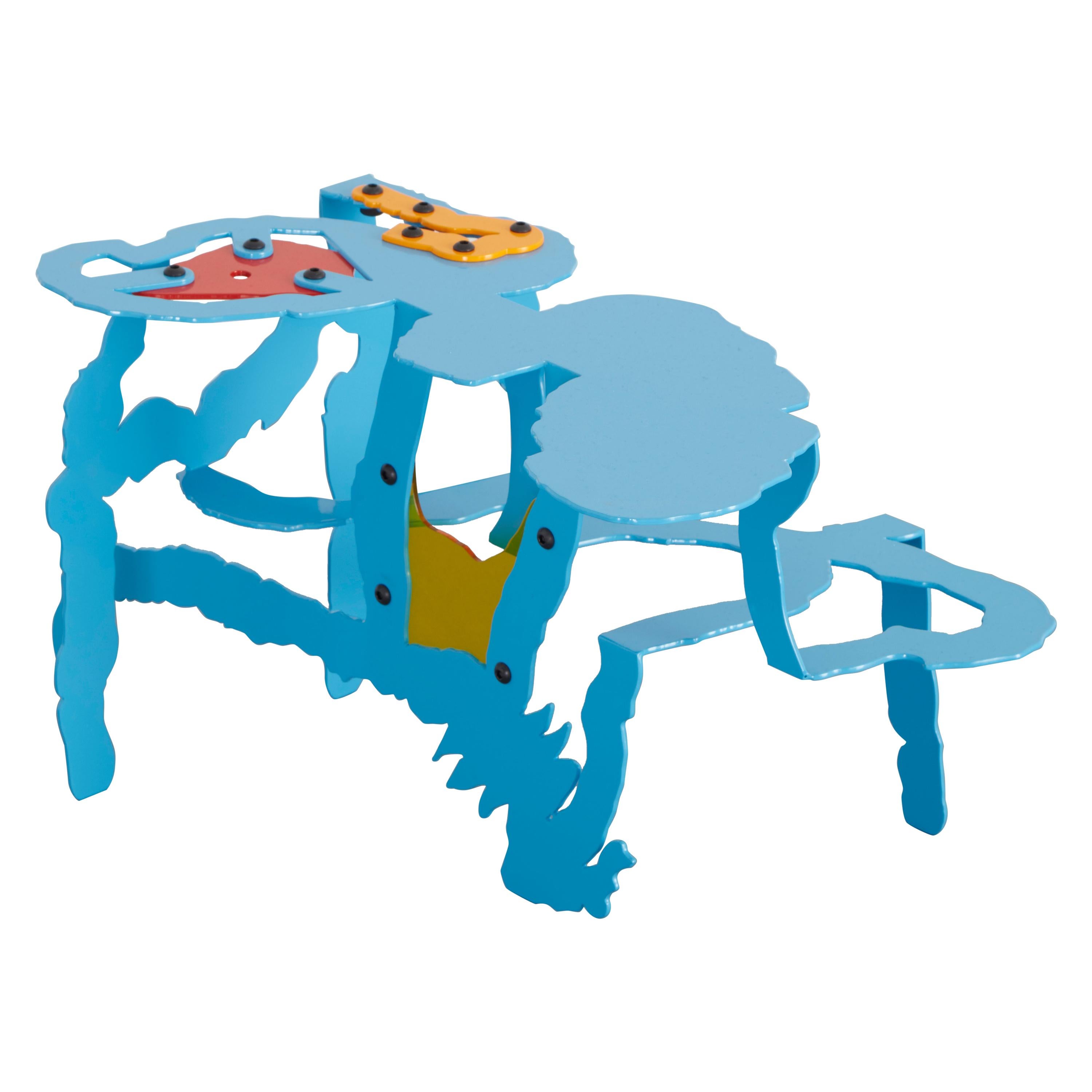 Yellow Paper Pulp Sculptural #21.1d Tubes Side Table by Zaven For Sale ...