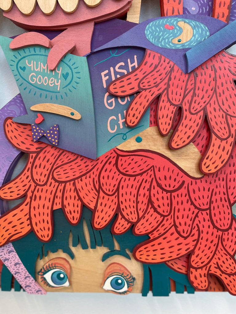 BOOGIErez - Yummy Gooey Fish For Sale at 1stDibs | yummy fish, gooey art