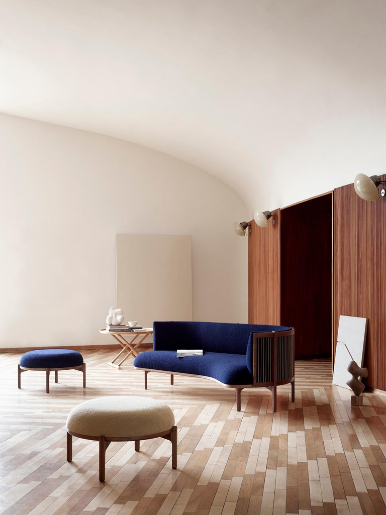 Rikke Frost 'RF1903F Sideways Footstool' in Oiled Walnut for Carl ...