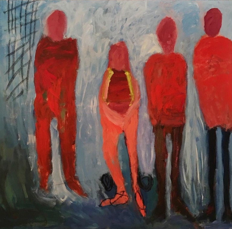 Rima West - Contemporary Art - Oil Painting - Abstract Figurative ...