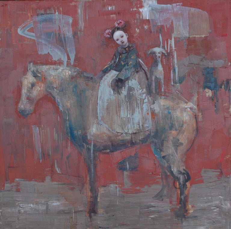 Rimi Yang - Happy Journey, Oil on canvas by US based Japanese artist ...