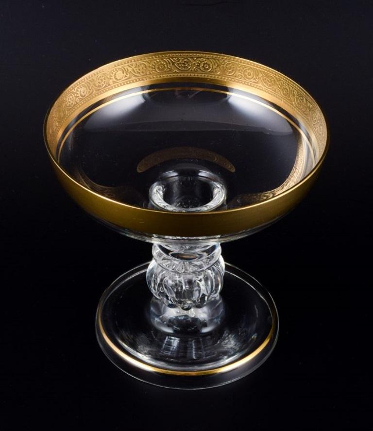 Rimpler Kristall, Zwiesel, Germany, Mouth-Blown Crystal Champagne Glass ...
