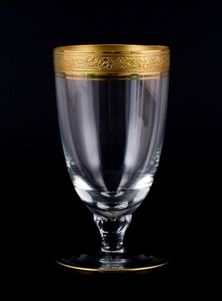 Rimpler Kristall, Zwiesel, Germany, six hand-blown crystal drinking ...
