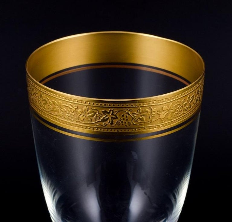 Rimpler Kristall, Zwiesel, Germany, six hand-blown crystal drinking ...