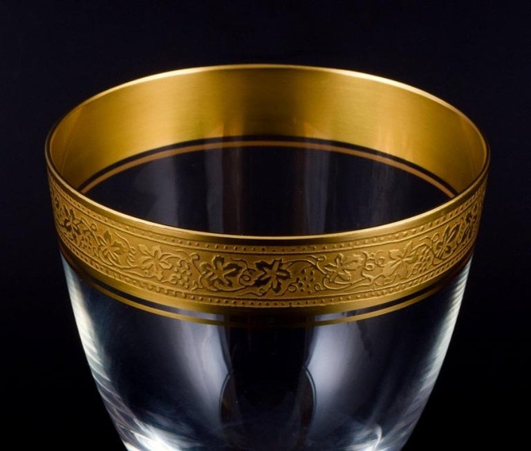 Rimpler Kristall, Zwiesel, Germany, six hand-blown crystal red wine ...