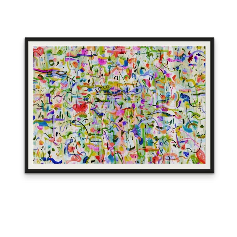 Rin Lack - Big Smush- Colorful rectangular Print Edition on Paper For ...