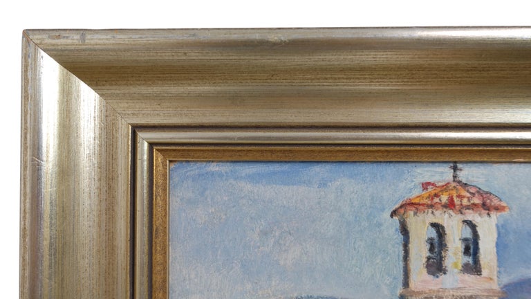 Rinaldo Cuneo - Impressionist Mission Scene Cityscape Painting ...