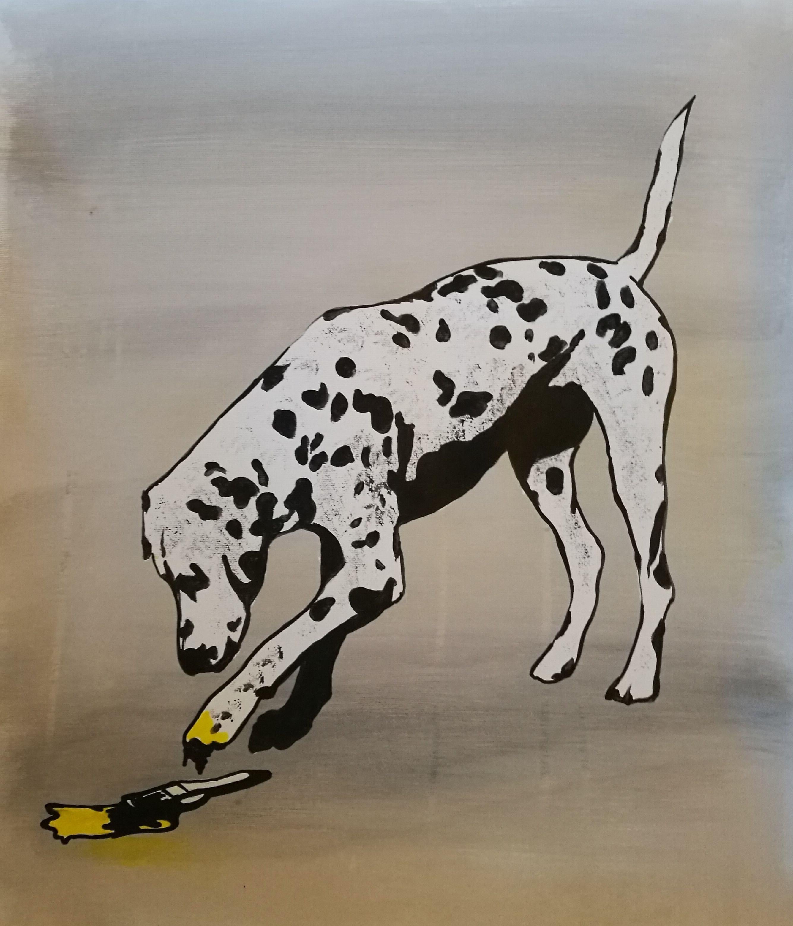 Rinalds Vanadzins - Stains, Painting, Acrylic on Canvas For Sale at 1stDibs