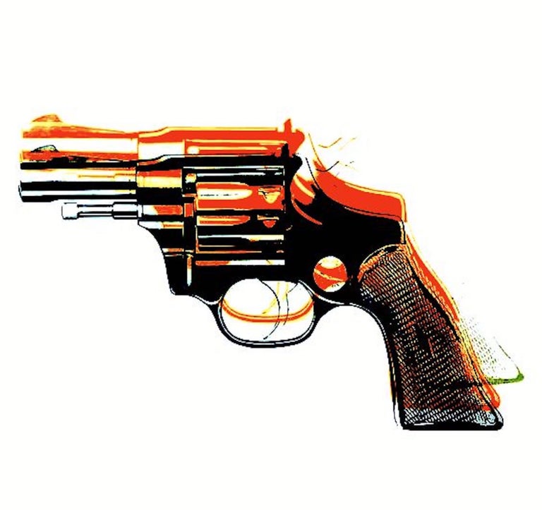 Rinalds Vanadzins - Revolver, Painting, Acrylic on Canvas en vente sur ...