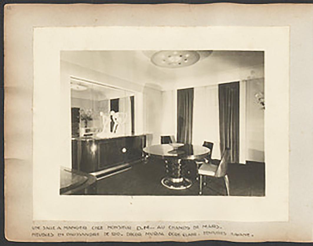 Rinck Paris French Art Deco Burlwood Dining Chairs, Set of 8, circa ...