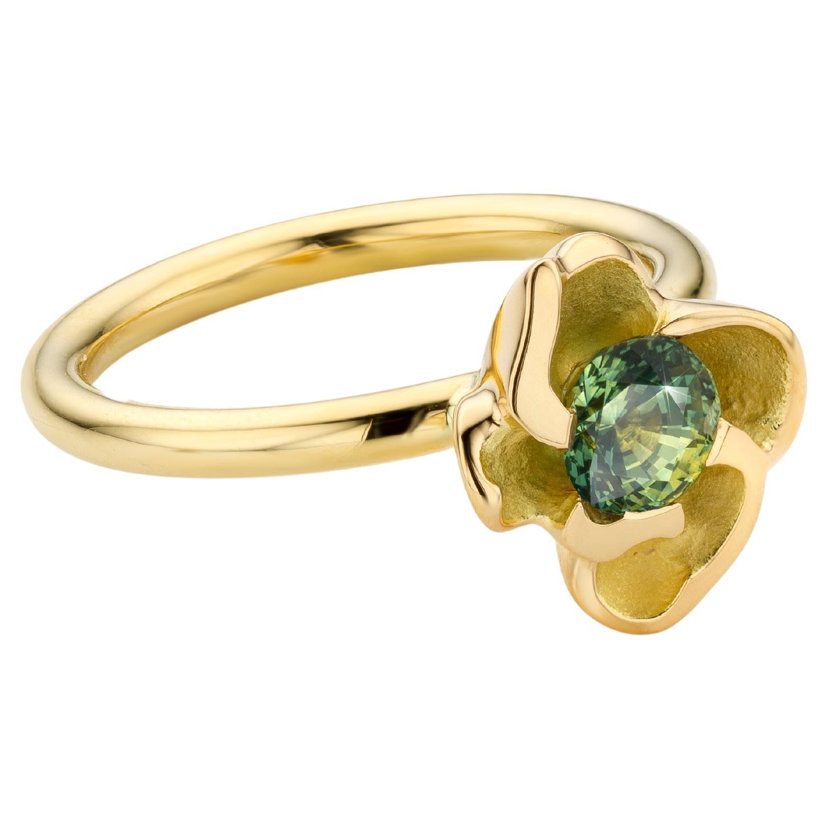 Asymmetric brown diamond ring by Manon ter Hogt, 14k Gold, statement, 0 ...