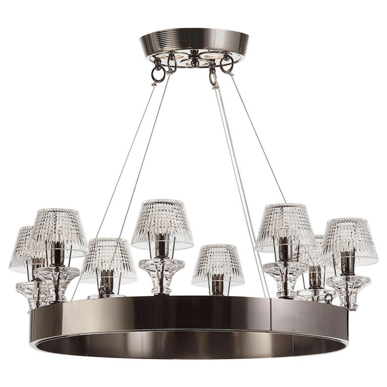 Ring Crystal Chandelier For Sale at 1stDibs