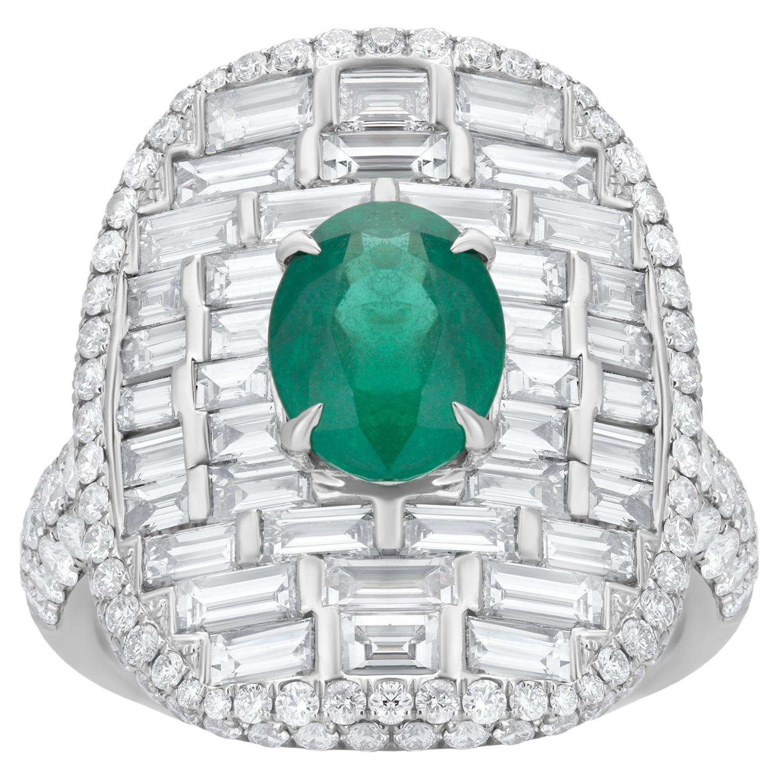 Victorian Garnet and Emerald Ring at 1stDibs