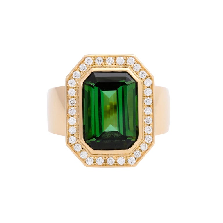 Ring Mit Turmalin circa 7.25 Carat For Sale at 1stDibs