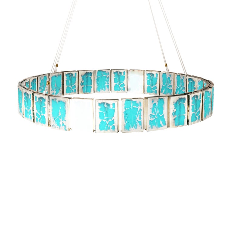 RING 80 contemporary Pendant Lamp art Silvered Glass For Sale at ...