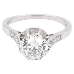 Ring Platinum Diamond For Sale at 1stDibs