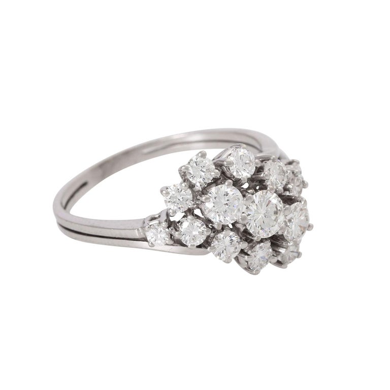 Ring with 15 Brilliant of Approx. 1.4ct For Sale at 1stDibs