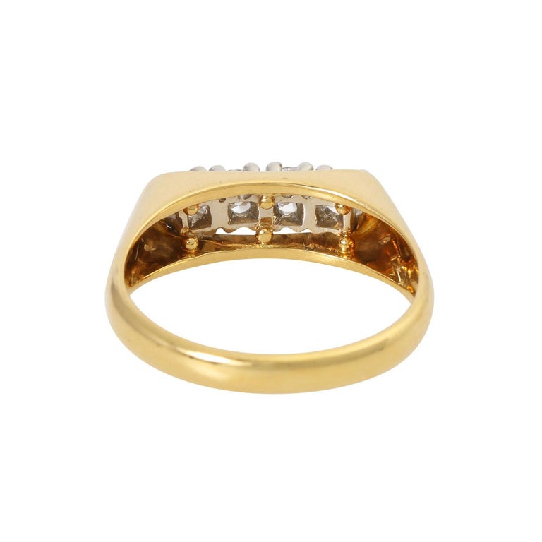 Ring with 4 Brilliant from Approx. 0.56ct For Sale at 1stDibs