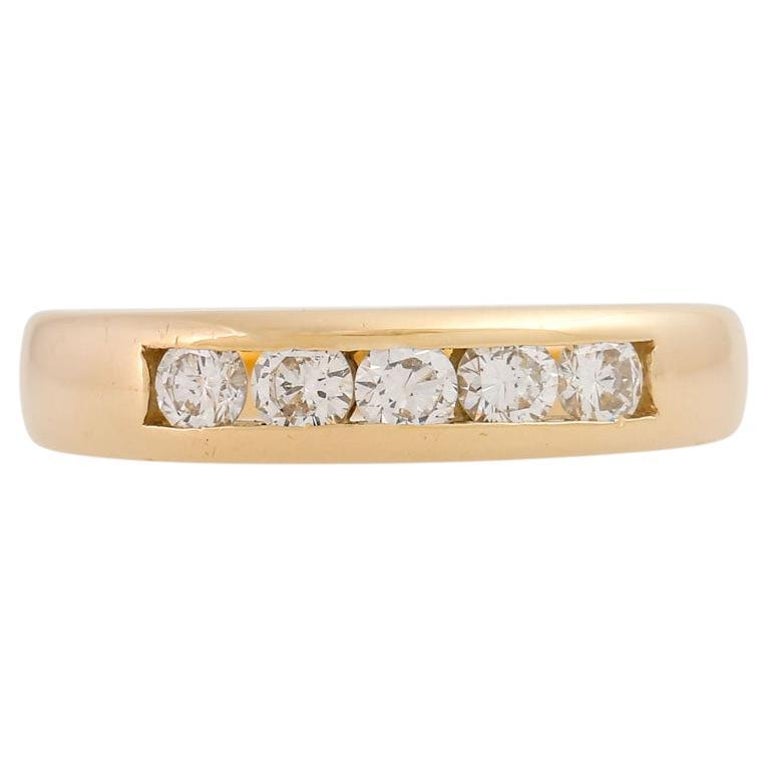 Ring with 5 Diamonds For Sale at 1stDibs