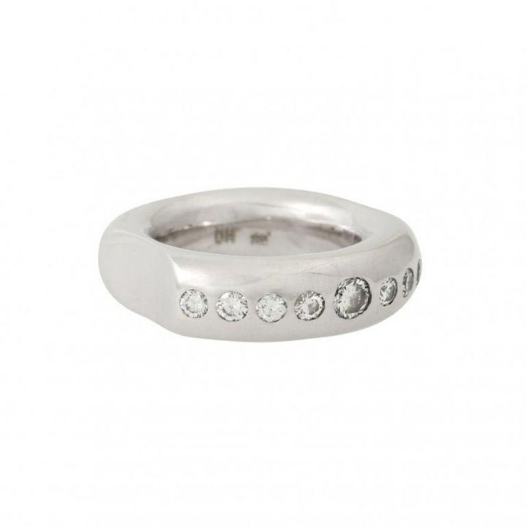 Ring with 9 Brilliant Also Approx. 0.5ct For Sale at 1stDibs