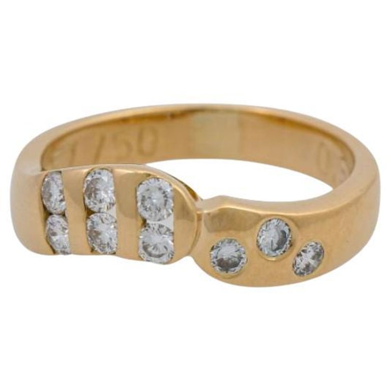 Ring with 9 Brilliants For Sale at 1stDibs