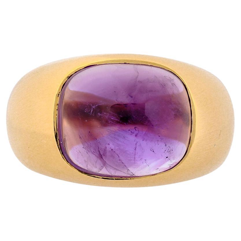 Cabochon Amethyst Ring For Sale at 1stDibs