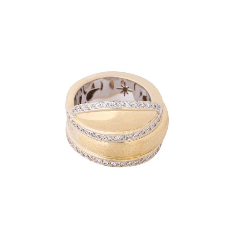 Ring with Brilliants Total Approx. 1.2 Ct For Sale at 1stDibs