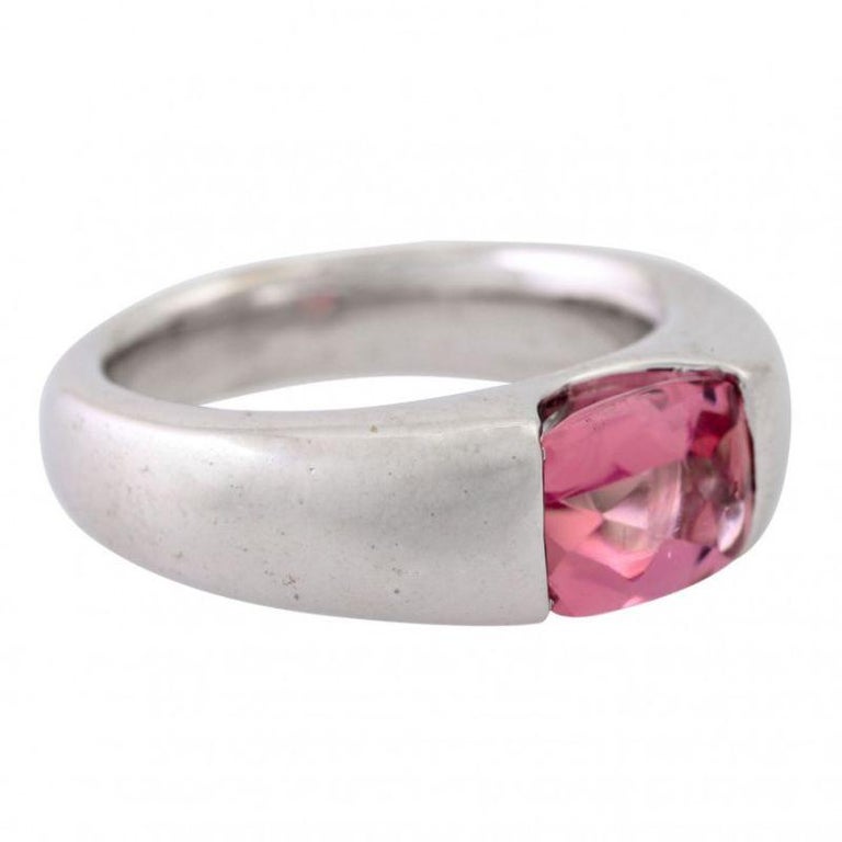 Ring with Buff Top Cut Tourmaline For Sale at 1stDibs