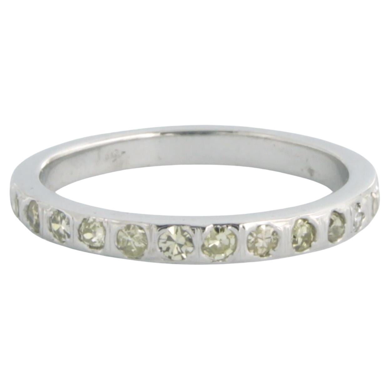 R-X RING - 18K WHITE GOLD X RING with DIAMONDS For Sale at 1stDibs