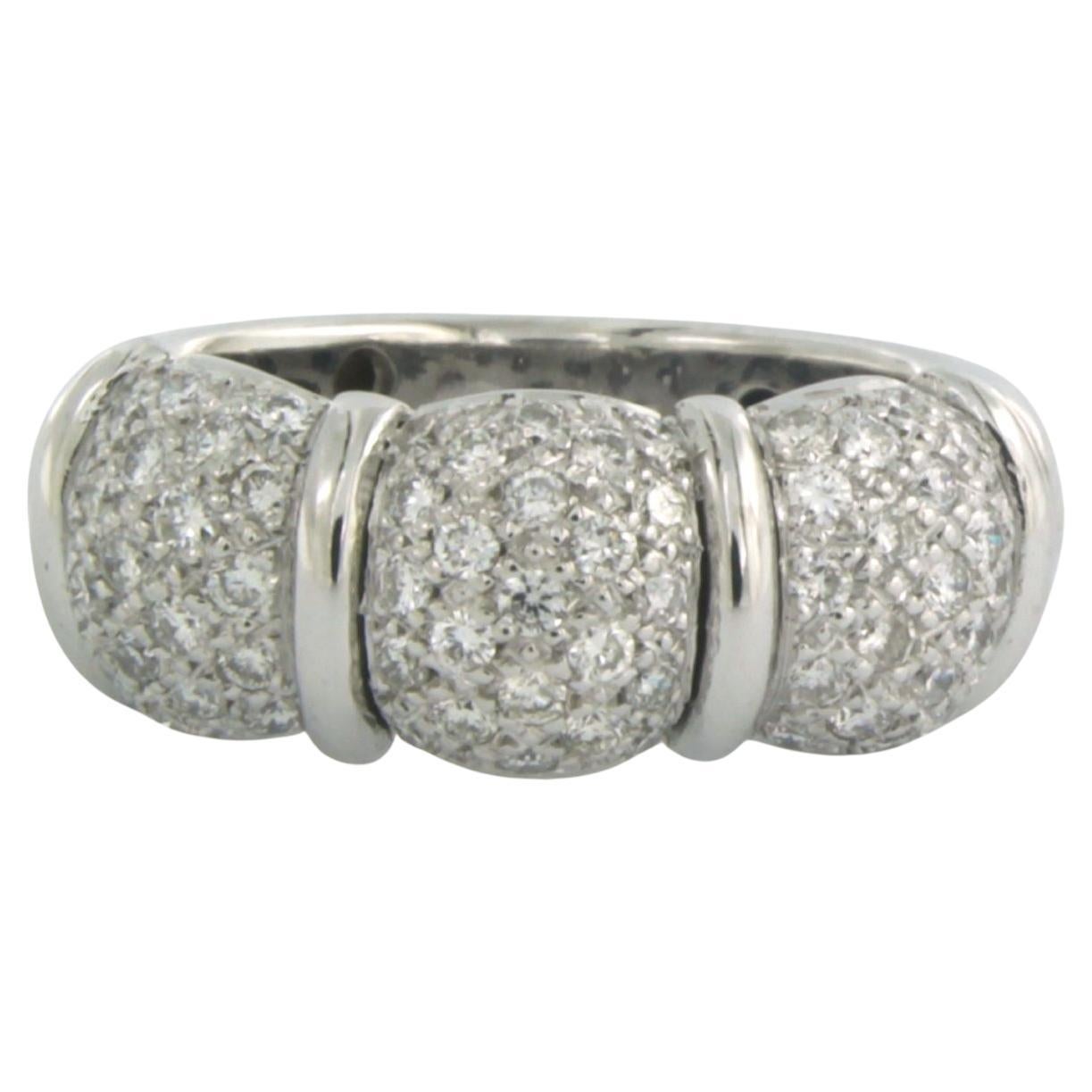 Tiffany and Co T Diamond and Turquoise Wire Ring 18k White Gold with Round Diamonds at 1stDibs ...