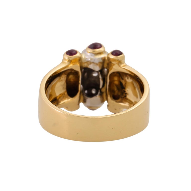 Ring with Octagon Cut Diamonds For Sale at 1stDibs