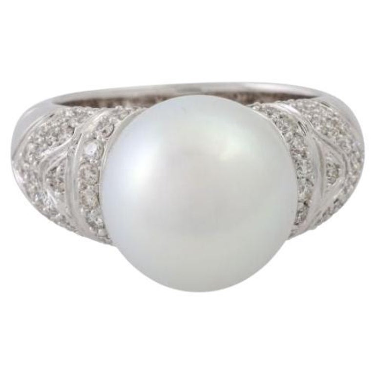 Ring with South Sea Cultured Pearl For Sale at 1stDibs