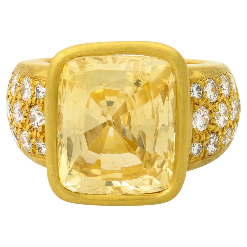 Blossom' Ring with Yellow Sapphires For Sale at 1stDibs