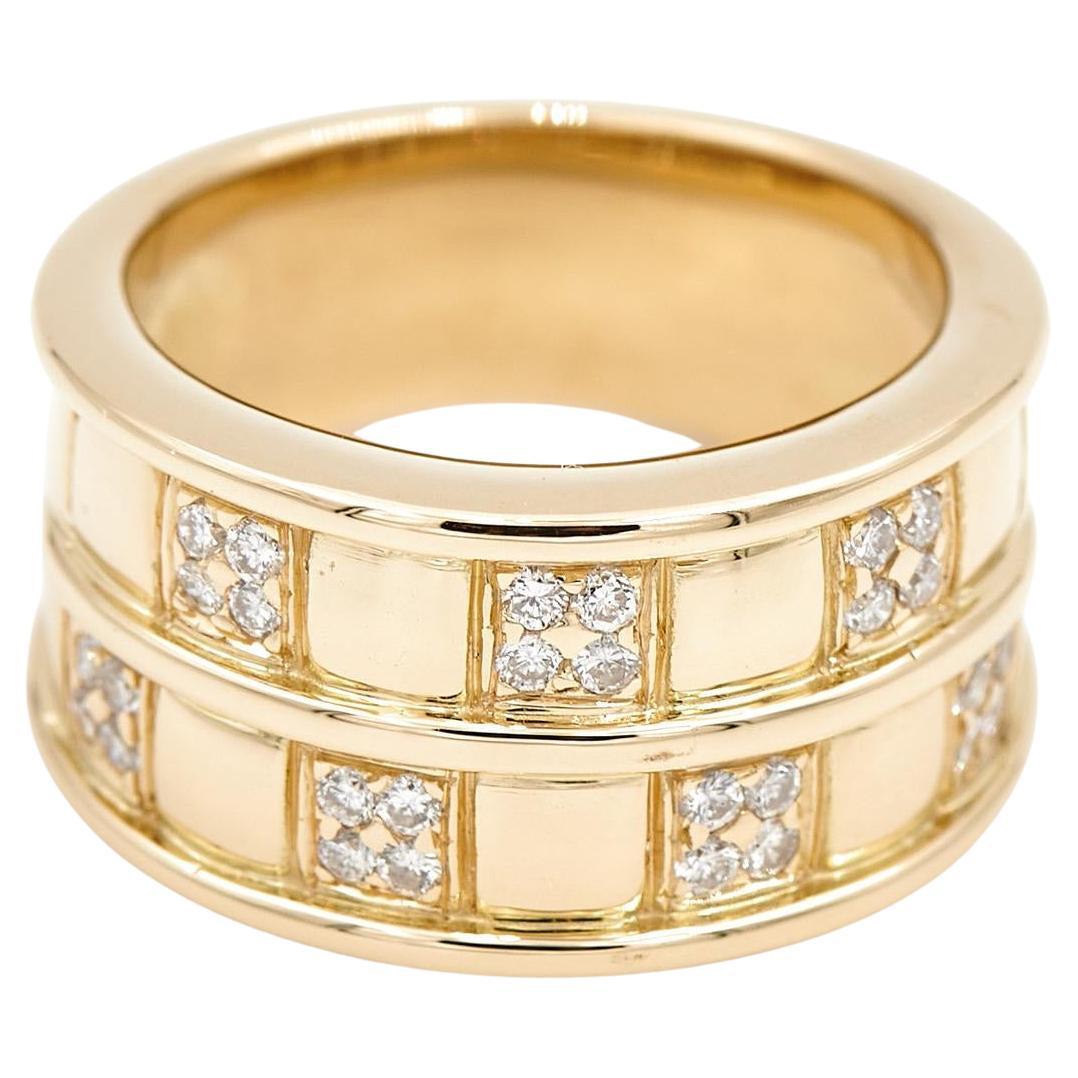 Ring Yellow Gold Diamond For Sale at 1stDibs