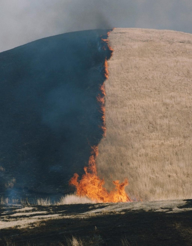 Rinko Kawauchi - Untitled, from the series 'Ametsuchi' – Rinko Kawauchi, Landscape, Fire, Hill ...