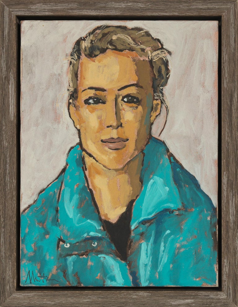 Rip Matteson - " Charla " 1990 Oil at 1stDibs