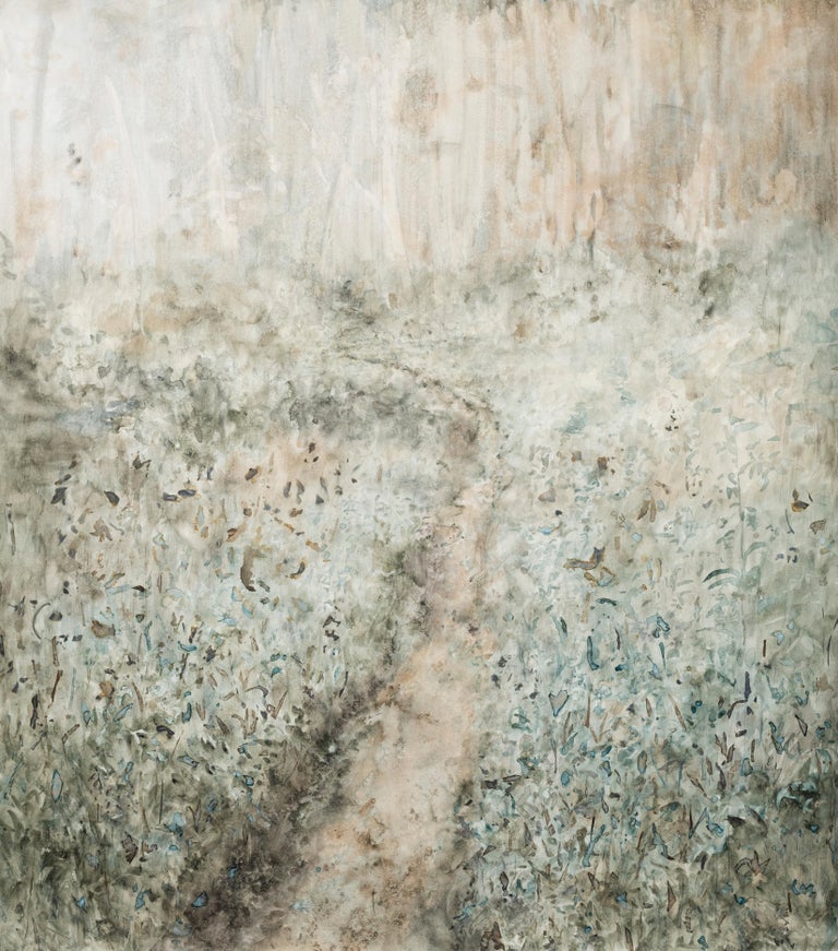 Ripley Whiteside - Trace- Watercolor, Painting, Paper, Landscape, Blue ...