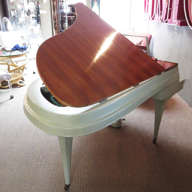 Rippen Aluminum Grand Piano - Midcentury Design at 1stDibs