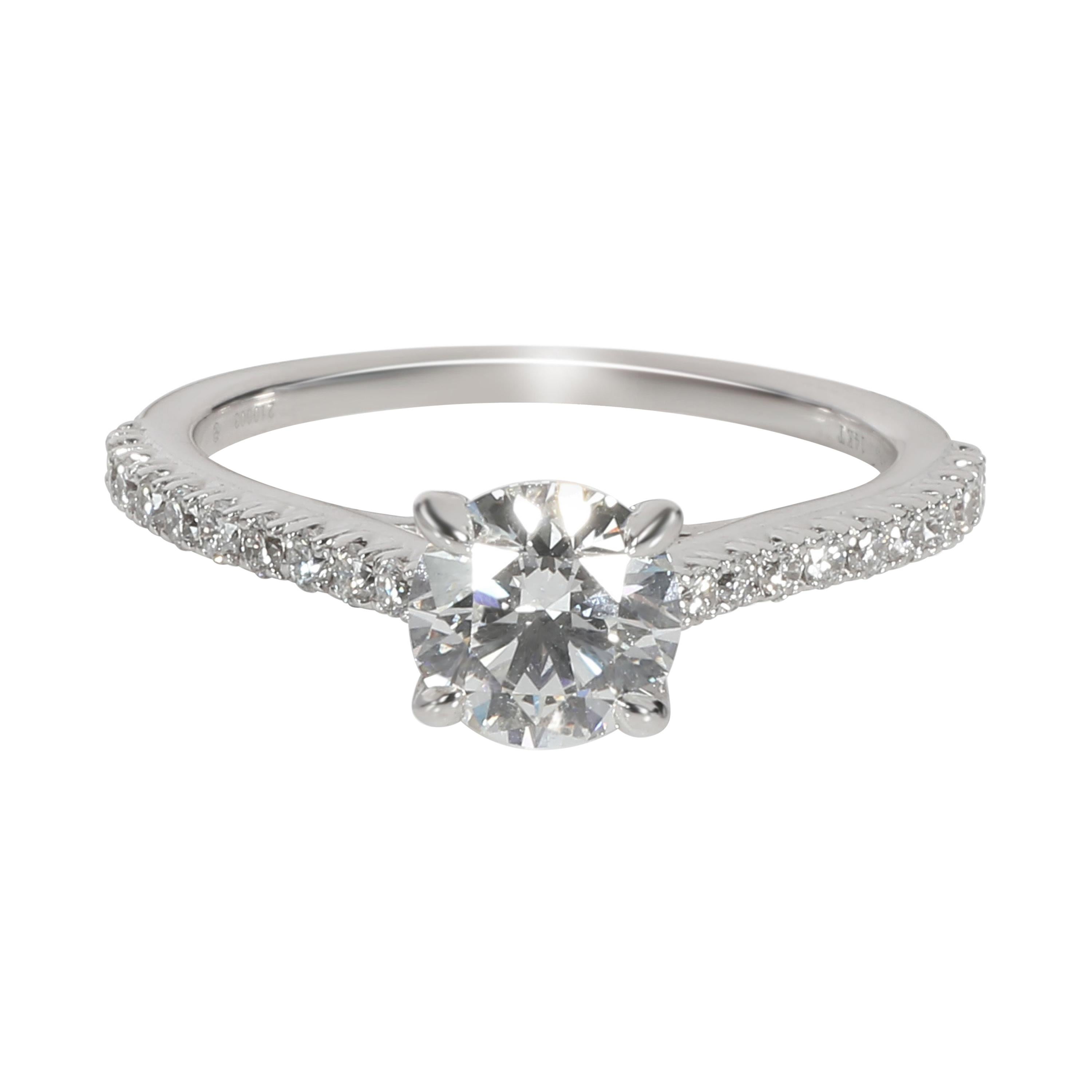 Ritani Endless Love Princess Diamond Ring 1.70 Carat H VS1 in Platinum ...