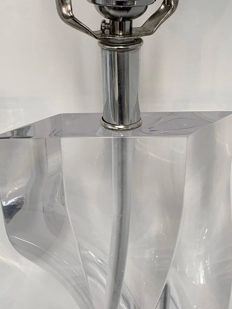 Ritts Astrolite Lucite Lamps at 1stDibs