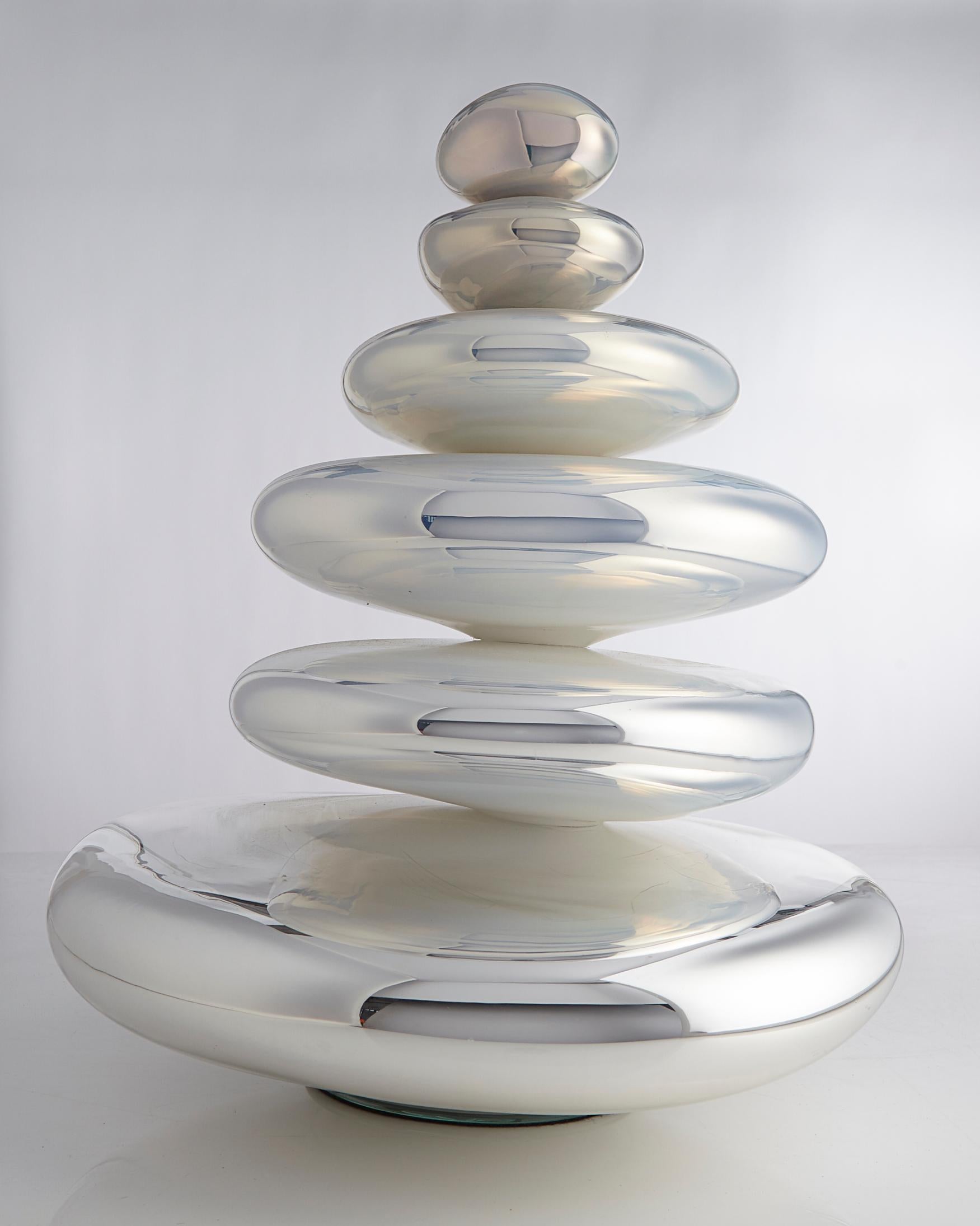"River Rock" Sculpture by Jeff Zimmerman at 1stDibs
