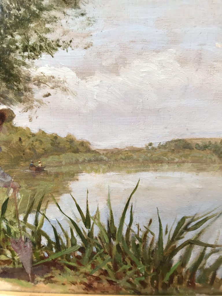 RIVES Antonio (19th Century) - Landscapes with Characters in Pair For ...